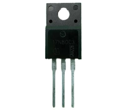 Transistor p17n80 isolado c3 - to220 - npn 17a - 800v - INFINEON ...