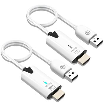 Transmissor Receptor De Áudio E Vídeo Hdmi Sem Fio 30 Metros ...