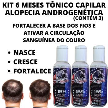 Tratamento Antiqueda 3 Tônicos Capilar Fortalece Os Fios Top - Beards ...