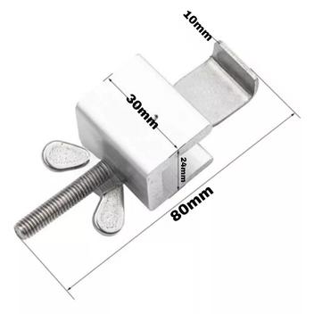 Trava De Porta Portátil P/ Hotel Fechadura Universal Interna ...