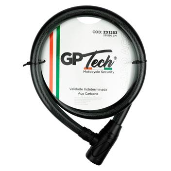 Trava GP TECH Cabo ACO 25X150 CM ZX1253 1.50M - Preto - Kit Anti-Furto Automotivo - Magazine Luiza