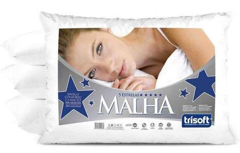 Travesseiro Adulto 5 Estrelas 50 x 70 cm Trisoft - Travesseiro Comum - Magazine Luiza