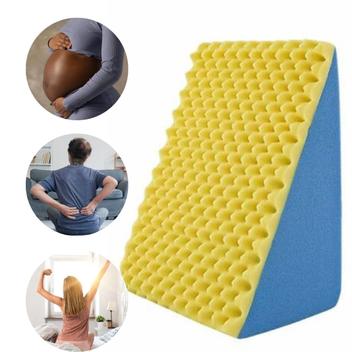 Travesseiro com Espuma Ortopédica Anti-Ácaros Triangular - Armazém das ...