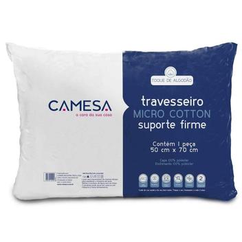 Travesseiro Cotton Plus Camesa Suporte Firme 50X70Cm - Travesseiro ...