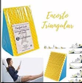 Travesseiro Encosto Triangular Comfort Luck 46x65x30cm Luckspuma ...