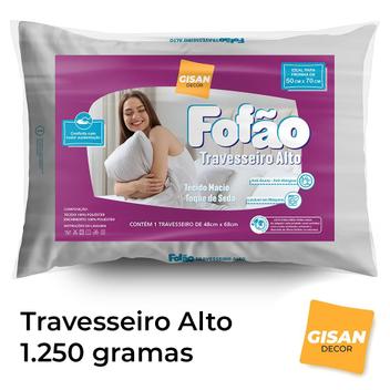 Travesseiro Fofão Classico Super Enchimento Fibra Macio Confort ...