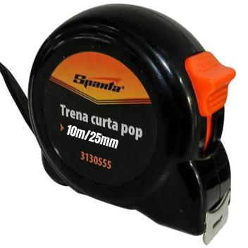 Trena 10 Metros Profissional Sparta 25mm Curta Pop em Aço com Imã e ...