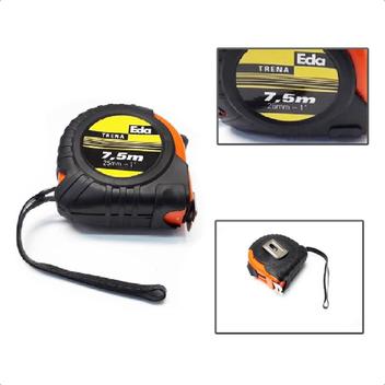 Trena 7,5M X 25Mm Emborrachada Eda Standart - Trena - Magazine Luiza