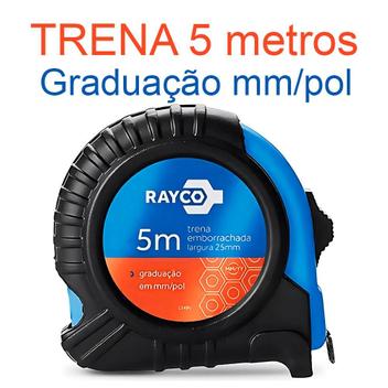 Trena de 5 Metros com Escala em Dupla Face para Maior Conveniência ...