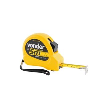 Trena de Aço 5 Metros x 19mm com Trava 3868570005 - Vonder - Trena ...