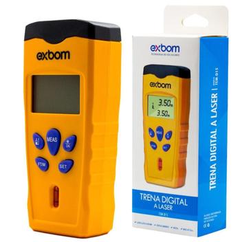 Trena Digital a Laser com Nível em Bolha Horizontal - TEM-D15 - Exbom ...