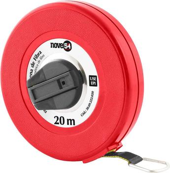 Trena Nove54 Longa Fibra De Vidro 20 Metros Com Manivela - Trena ...