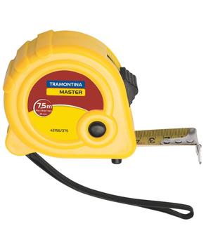 Trena Tramontina com Fita de Aço e Corpo em ABS com Freio Duplo 7,5M ...