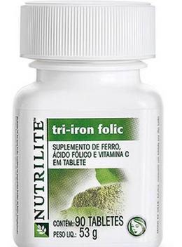 Tri Iron Folic Suplemento Ferro Ácido Fólico Vitac Amway Eua - Lutri ...