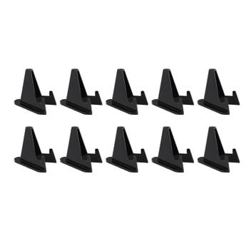 Triângulo preto Display Stand, Stand Display estável, forma triangular ...