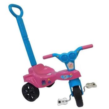 Triciclo Velotrol Infantil Rosa Princesa Com Empurrador - Kepler ...