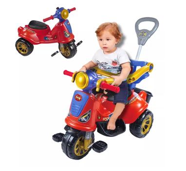 Triciclo Velotrol Infantil Spider com Puxador Segurança - Compre Já ...