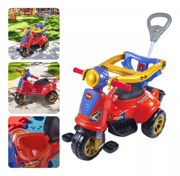 Triciclo Velotrol Spider Infantil Pedal e Puxador Segurança - Compre Já ...