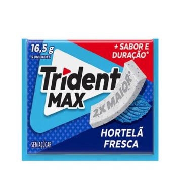 Trident Max Hortelã Fresca 16,5G Caixa Com 14 Unidades - Chicletes e ...