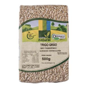 Trigo em Grãos Orgânico Coopernatural 500g - Alimentos Básicos ...