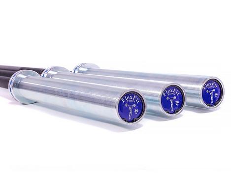 Trio De Barras Olímpica Oficial Cross Lpo 2,20m 20kg - FlexFit Franca ...