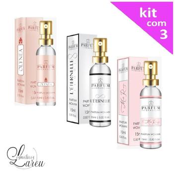 +Trio Perfume Feminino 15 Ml (3 Unidades) - Parfum Brasil - Perfume ...