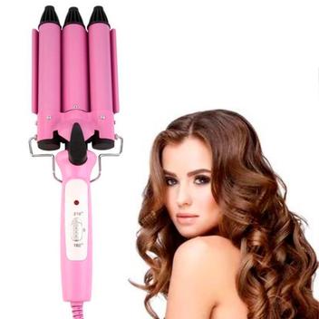 Trionda Modeladora Rosa Bivolt 25mm Ondas e Liso Perfeito - TRI-ONDAS ...