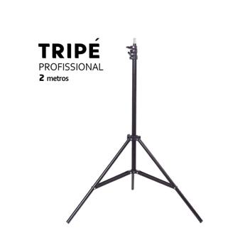 Tripé Profissional 2mt profissional para iluminador ring light ...