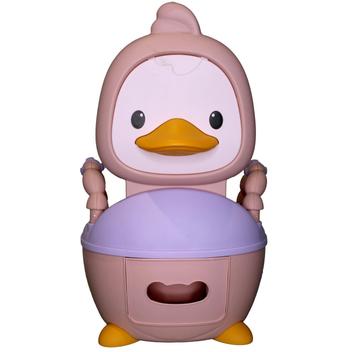 Troninho Infantil Desfralde Penico Portátil Patinho Rosa - Lorben ...