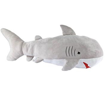 Tubarão de Pelúcia Gigante 100cm Grande Plush Shark Almofada - Fizzy ...