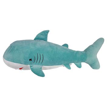Tubarão Gigante Pelúcia Plush 100 Cms - Azul - Fizzy - Pelúcia ...