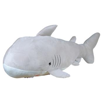Tubarão Gigante Pelúcia Plush 100 Cms - Cinza - Fizzy - Pelúcia ...
