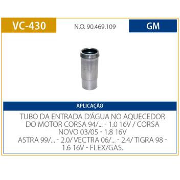Tubo Água ASTRA 1999/2005 - 31398 - VC430 - Chevrolet - Autopeças ...