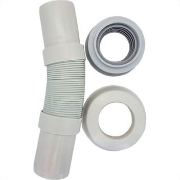 Tubo Ligacao Delflex Branco Abs Ajustavel+Spud - Tubo de Ligação ...