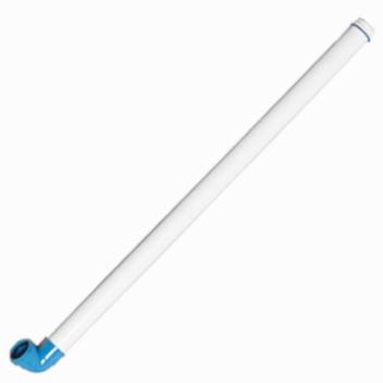 Tubo para Válvula de Descida com Virola 1.1/2"" x 82cm com Joelho 1.1/2 ...