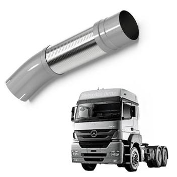 Tubo Saída Motor Axor Euro 5 4.1/2" com Flexível Inox - Bepo ...