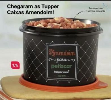 Tupperware Caixa Armazenagem Amendoim 1,1 Lt ou 500g - Caixa ...