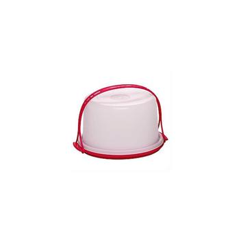 Tupperware Mini Cake Branco com base Rosa - Pote de Conserva - Magazine ...