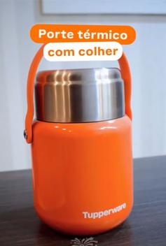 Tupperware - Pote térmico com colher - 1 litro - perfeito para sopas ...