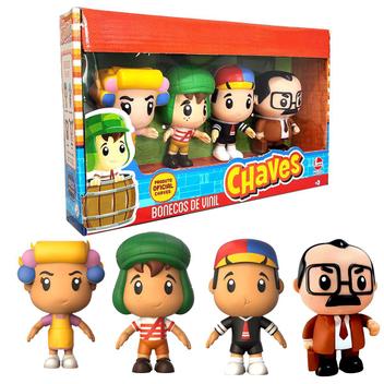 Turma Chaves Oficial 4 Bonecos Florinda-Chaves-Quico-Barriga - LIDER ...