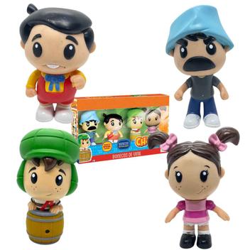 Turma Do Chaves 4 Bonecos Articulados Em Vinil Edição Limitada Original ...