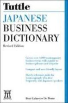 Tuttle Japanese Business Dictionary - Revised Edition - Tuttle ...