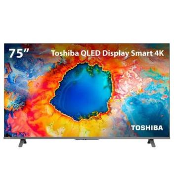Tv 75 polegadas Qled Smart 4k TB037M Toshiba - Multilaser - Eletro ...