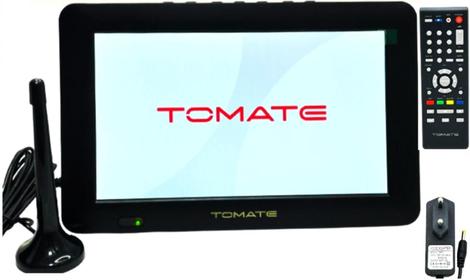 TV Portátil Digital Led Monitor 9" Full HD Conexões USB SD AV Controle ...