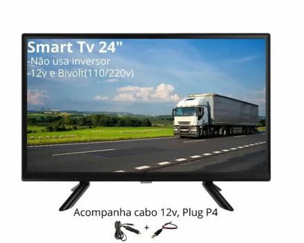 Tv Smart Philco 24" Caminhão Van Carreta Carro Trailer 12V Nativa - Tv ...