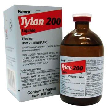 Tylan 200 Antibiótico Injetável Tilosina 20% 100ml - Novartis ...