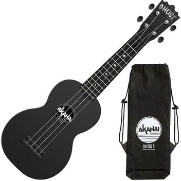Ukulele Akahai Ghost Soprano Acústico Hawaii Volcano Rocks - Ukulele ...
