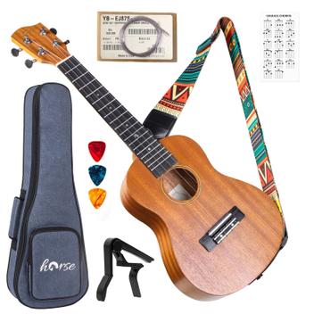 Ukulele lotmusic Concert profissional de 58 cm com kit para adultos ...