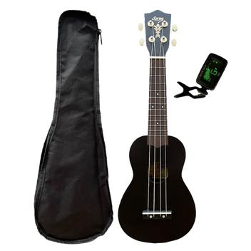 Ukulele Seven Soprano SUK-07 BK C/Capa e Afinador - Seven Guitars ...