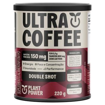 Ultra Coffee Plant Power Sabor Double Shot 220g - Emagrecedores ...